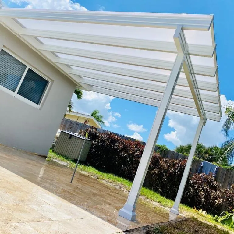 Translucent Patio Roof Panels Let in Light, Shed Rain - Squarexteriors