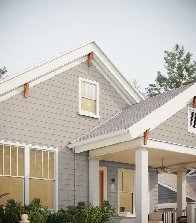 Hardie Shingle Rustic Road Straight Edge Panel - Squarexteriors